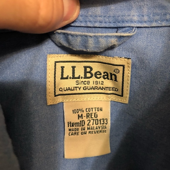 L.L. Bean | Shirts | New Wo Tags Ll Bean Blue Button Down | Poshmark